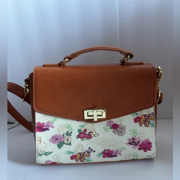Loungefly | Bags | Disney Loungefly Princess Fall Floral Purse Euc ...